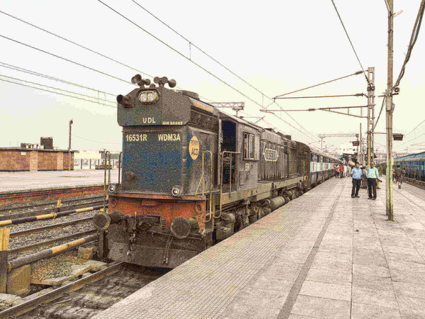 WDM3A #16531R at Asansol (Shanku Niyogi)
